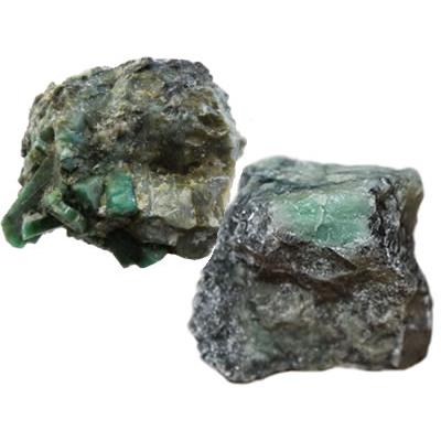 Emeraude pierre minérale brute et Pierres de lithothérapie - Aromasud